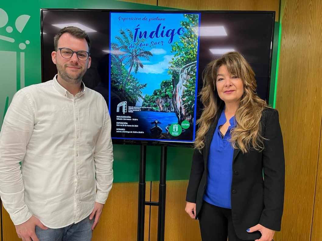 La eldense Ana Sáez presenta su nueva exposición de pintura “Índigo” en ...